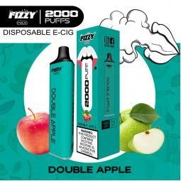 Одноразка FIZZY 2000 ДВОЙНОЕ ЯБЛОКО - купить, цена, отзывы в Эльфбар24